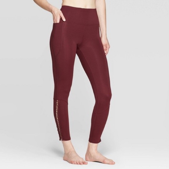 JoyLab | Pants & Jumpsuits | Joylab High Waisted 78 Lace Up Leggings ...